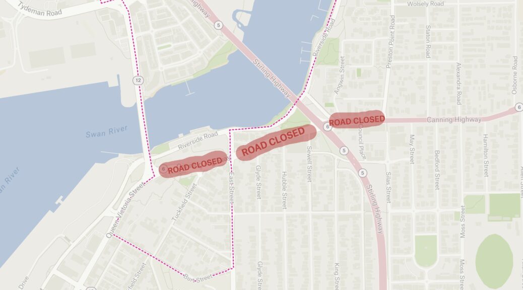 Ride Routes 24th – 30th January | South Perth Rouleurs